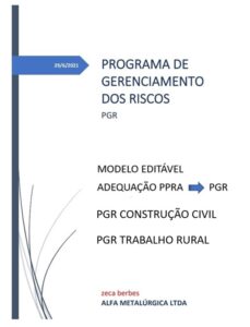 PGR – MODELO EDITÁVEL – CIPA ONLINE